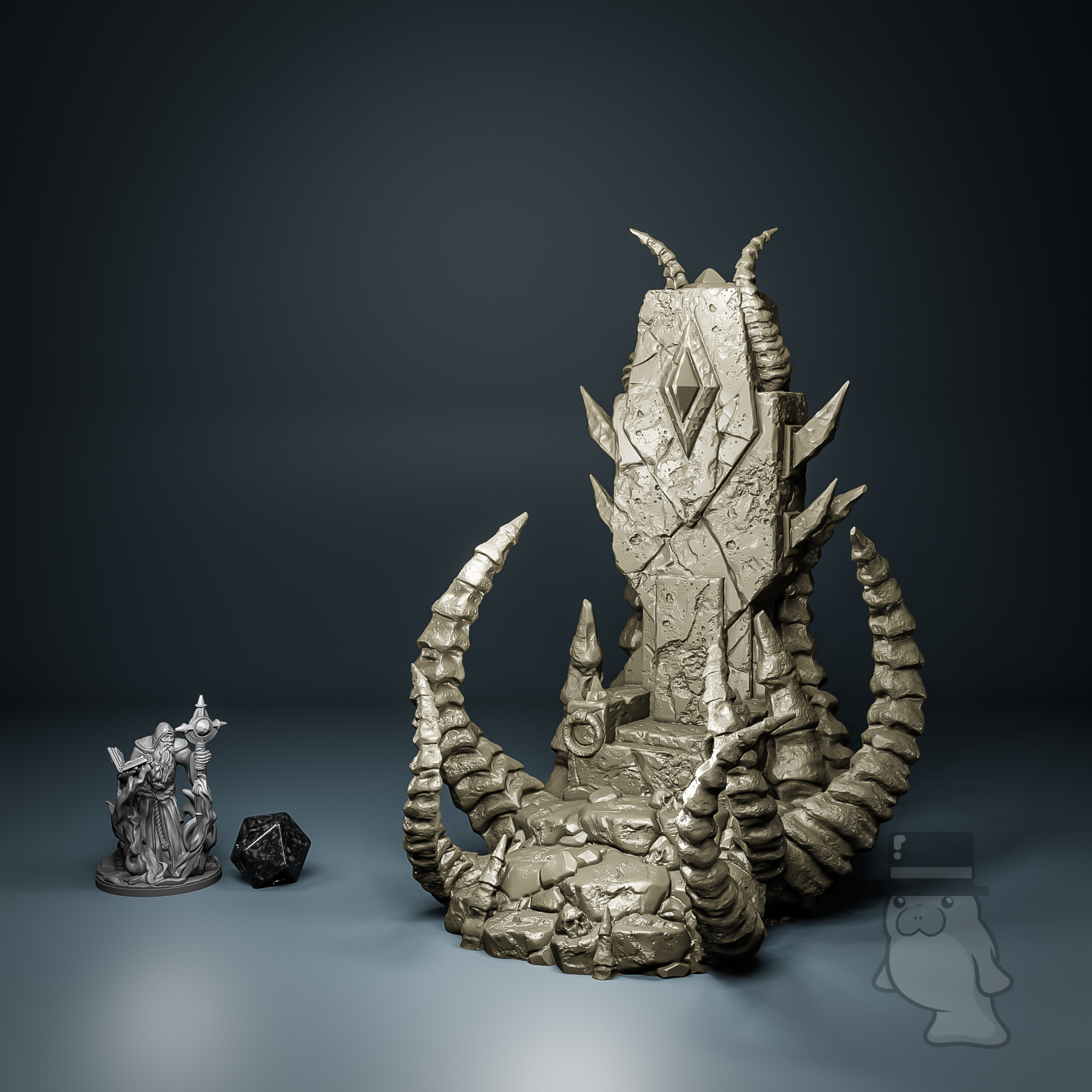 Lilith Throne - A Hell of Terrain - DecoQuest Workshop :: Mini Manatee New Zealand